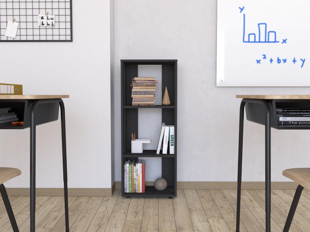 MUEBLE MULTIUSOS TAIRA, WENGUE CON TRES ENTREPAÑOS COP – Almacenes Flamingo