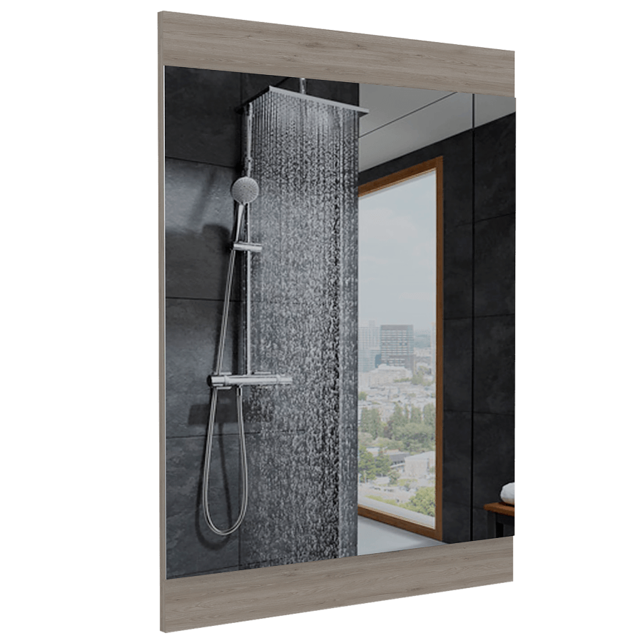 ESPEJO DE BAÑO KIRO, HUMO, IDEAL PARA ESPACIOS REDUCIDOS – Almacenes ...