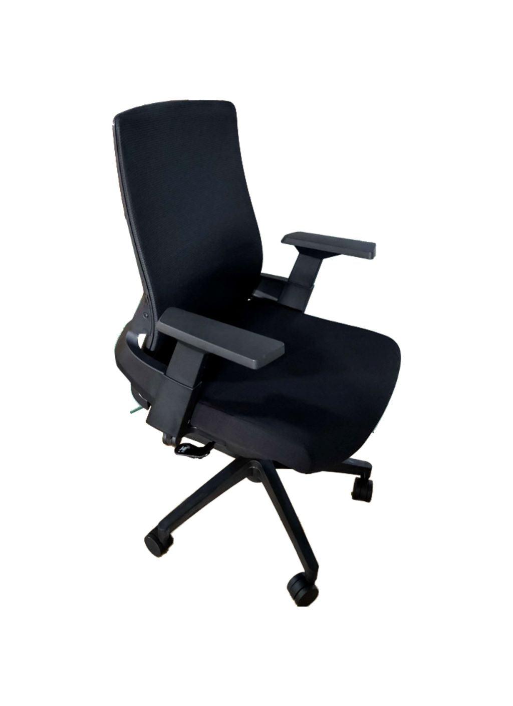 SILLA DE ESCRITORIO EJECUTIVA ATENAS, WENGUE, CON CÓMODO ESPALDAR Y RO ...